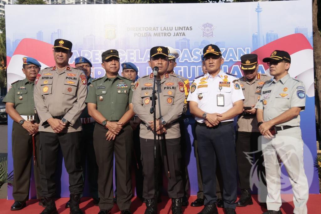 Polda Metro Jaya Gelar Apel Gabungan Operasi Patuh Jaya 2023 - Daily News Indonesia