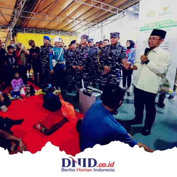 Mudik Gratis dengan Kapal Perang, BAZNAS RI Bersama TNI AL Lepas ...